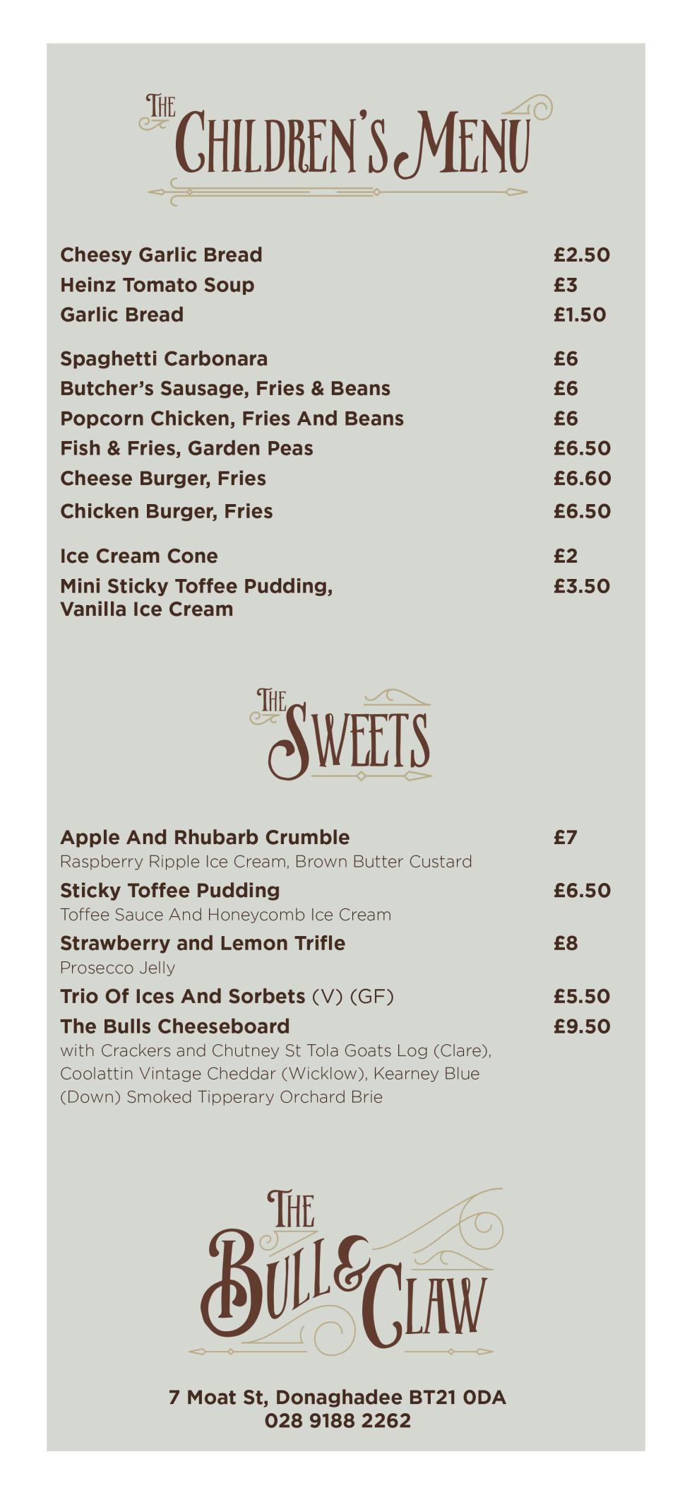 The Bull & Claw Restaurant in Donaghadee, Northern Ireland